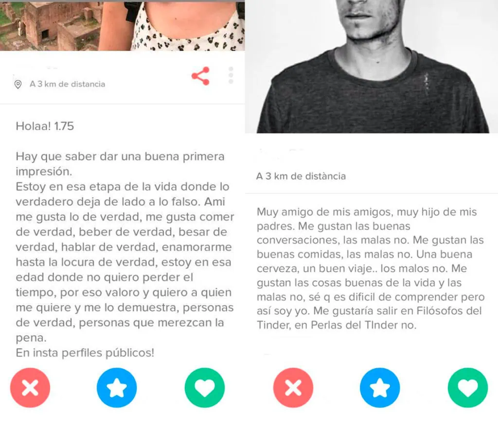 Los mejores perfiles de Tinder para perder la esperanza en el amor (y ...