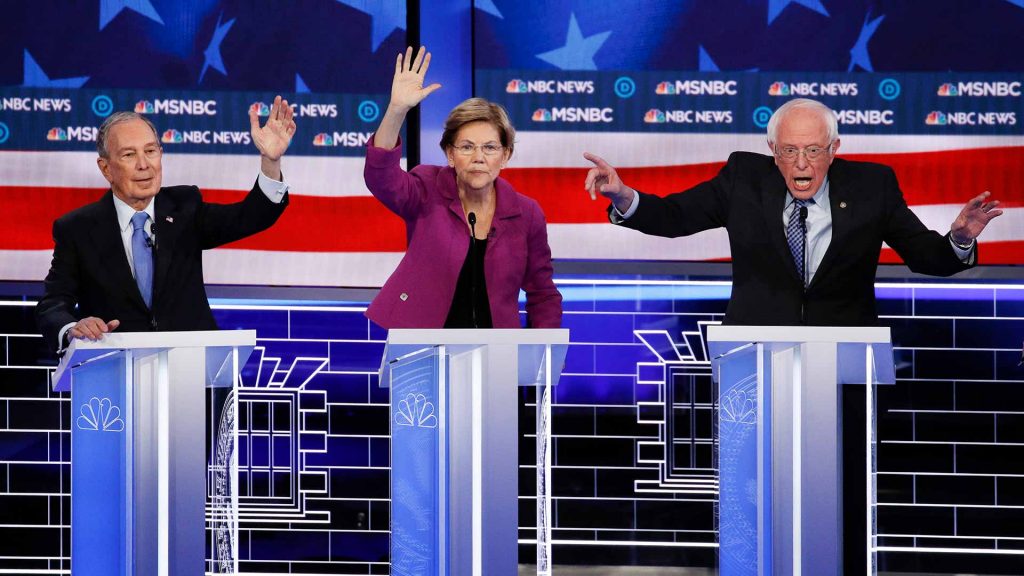 Bloomberg se estrena en el debate de Las Vegas como blanco de los demás ...