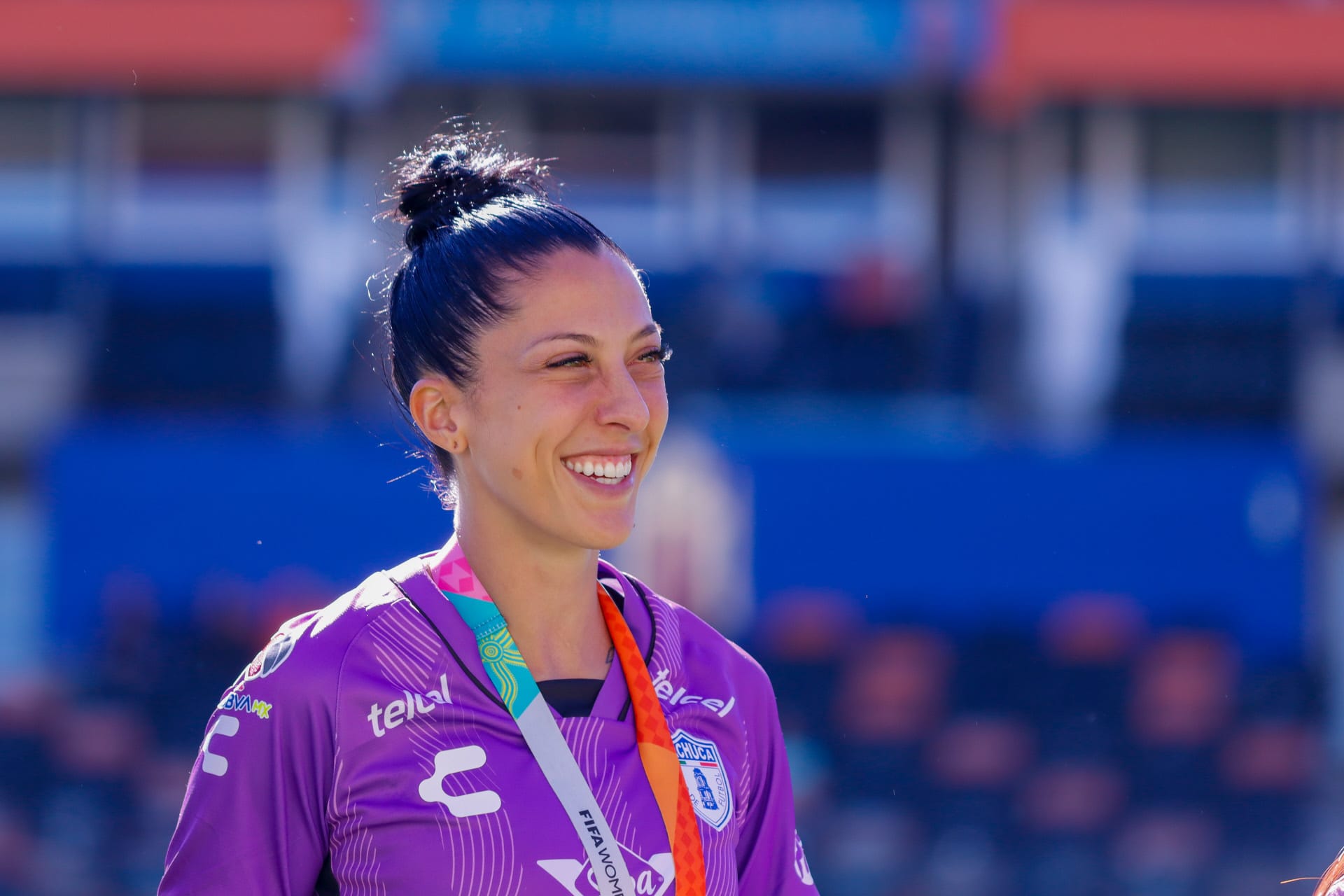 La felicidad de Jennifer Hermoso a su regreso a Madrid para jugar con ...