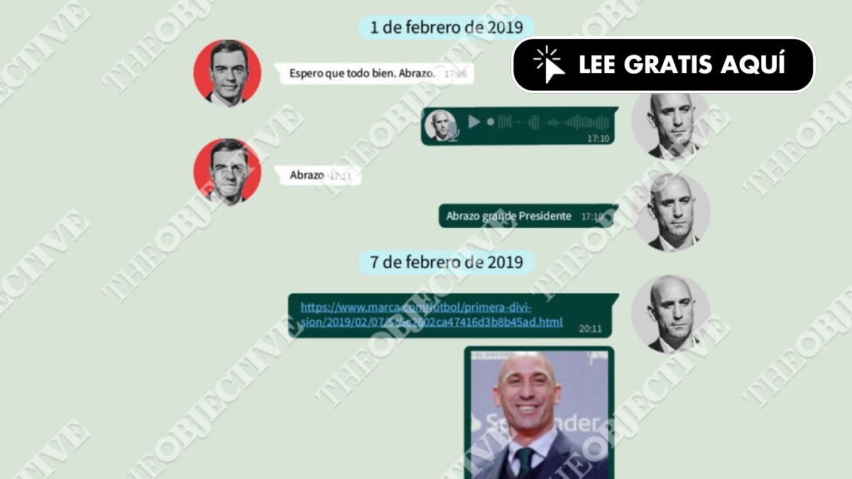 Un audio demuestra la estrecha relación entre Rubiales y Sánchez ...