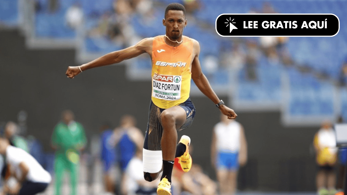 El atleta español Jordan Díaz, campeón de Europa de triple salto