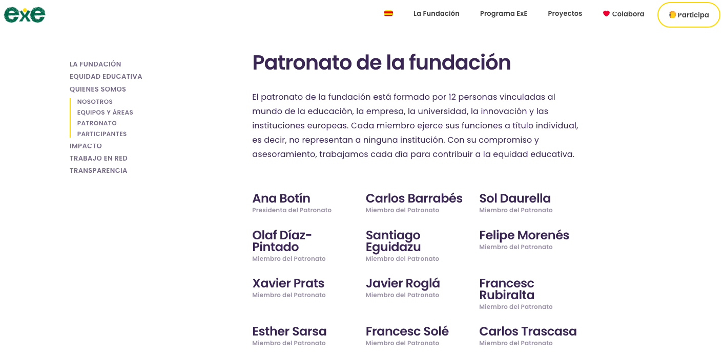 Barrabés comparte fundación con Ana Botín y su hijo desde hace 13 años