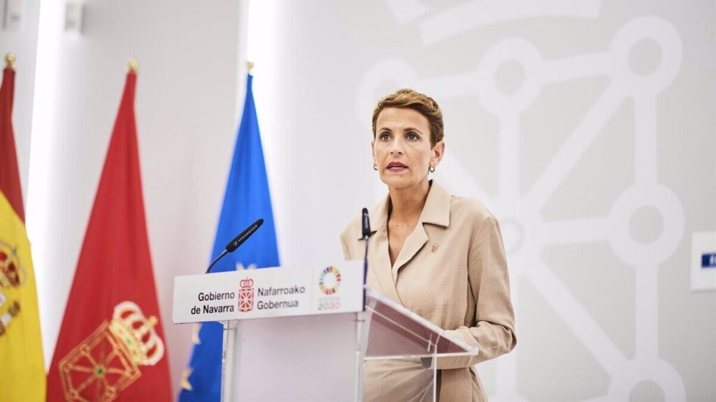 Chivite afirma que Navarra «va razonablemente bien» y los lazos con ...
