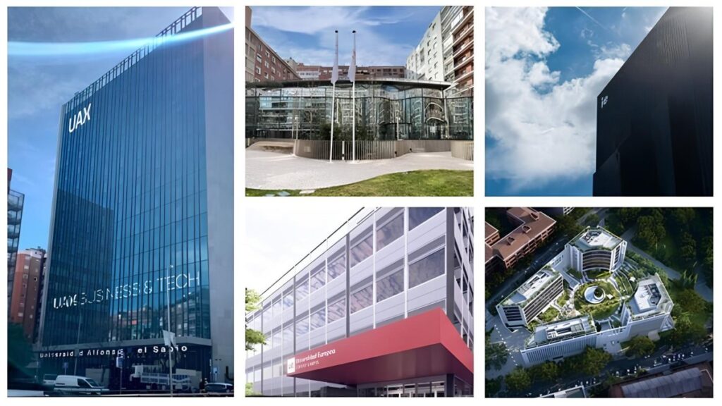 IEU, UAX y CUNEF, los campus universitarios urbanos de última ...