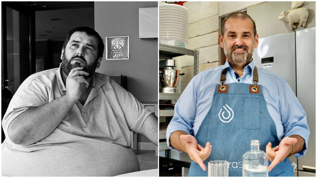 El gran cambio físico del chef David de Jorge: los motivos que le han llevado a perder 140 kilos