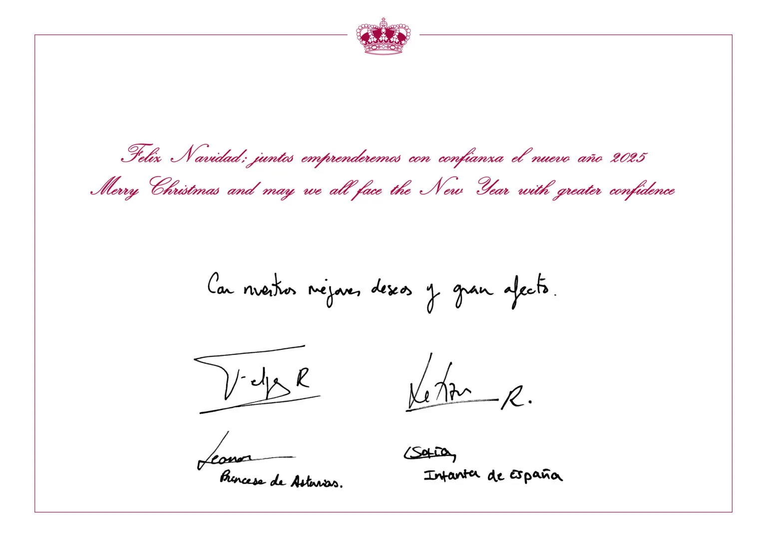 La razón histórica por la que los Reyes firman «Felipe R.» y «Letizia R ...