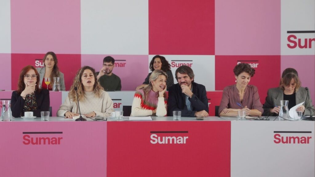 Sumar califica el discurso del Rey de «decepcionante» y «derechizado»