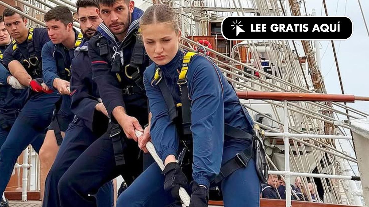 Esta es la rutina de entrenamiento de Leonor en Elcano: adaptada al ...