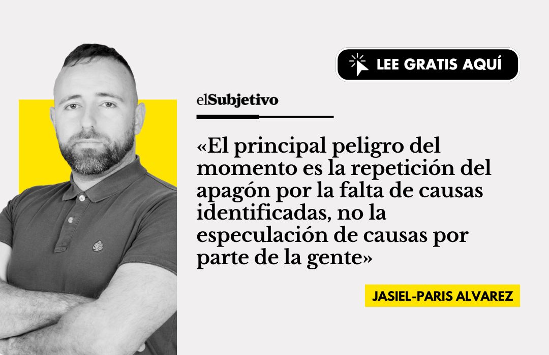Los bulos del Gobierno sobre el apagón, por Jasiel-Paris Alvarez