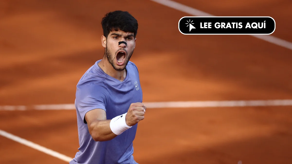 Alcaraz pasa por encima de Sinner en la final de Roma