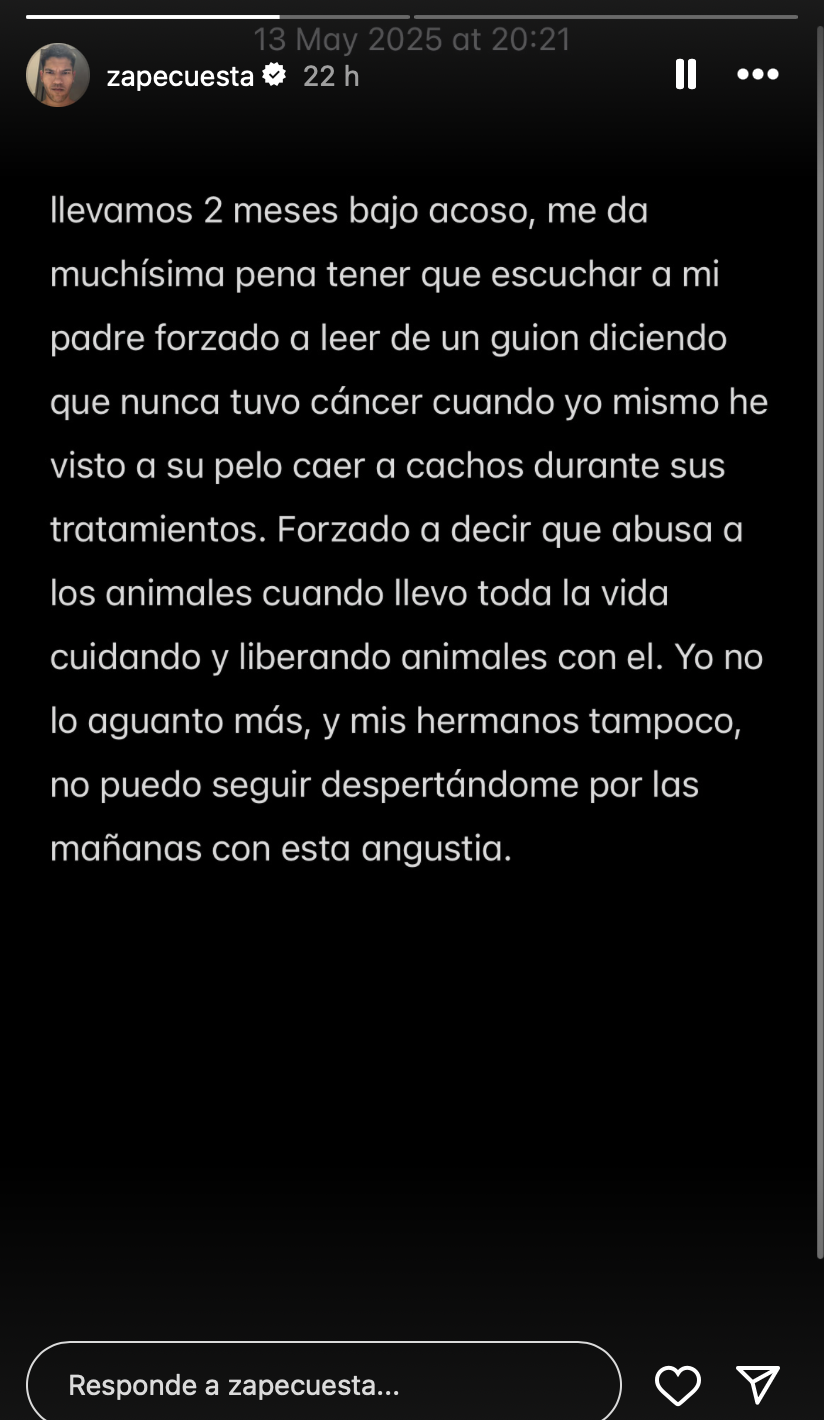 Zape, el hijo de Frank Cuesta que le defiende: idénticos, nombre real y ...