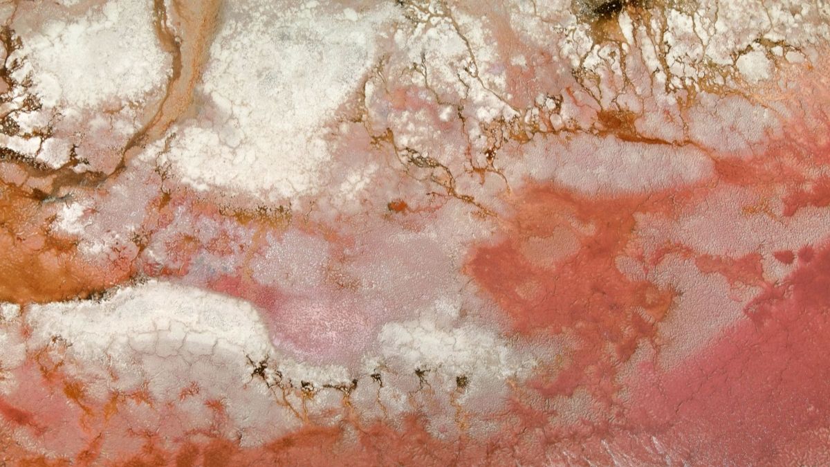 El asombroso lago rosa escondido en Burgos donde flotarás como en el ...