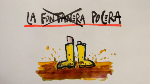 La viñeta animada sobre... la fontanera pocera