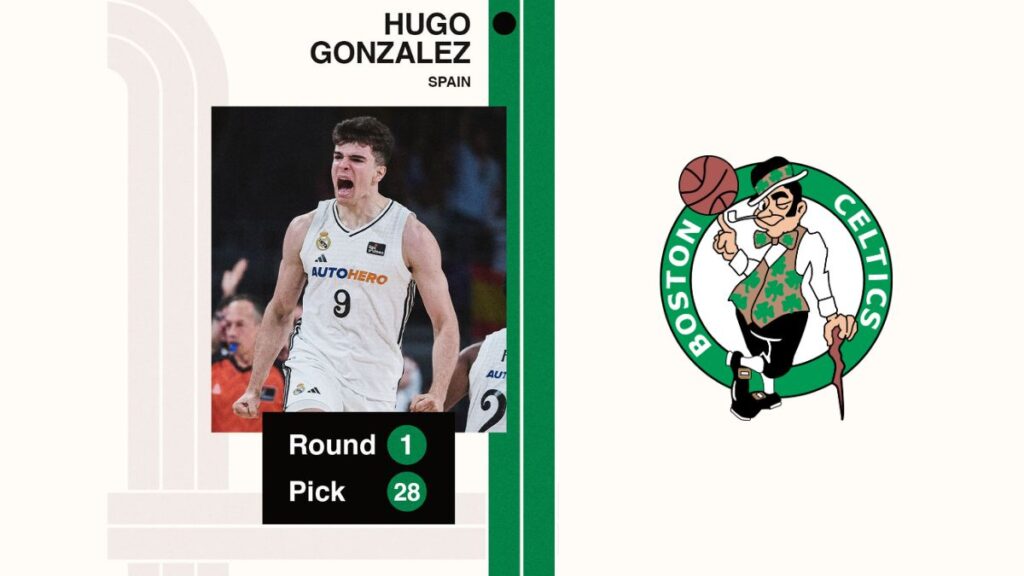 Los Celtics eligen al español Hugo González en su primera opción del ...