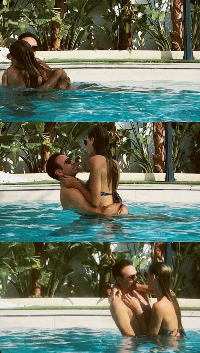 Enrique Ponce y Ana Soria, relajados en la piscina mientras su boda sigue en el aire