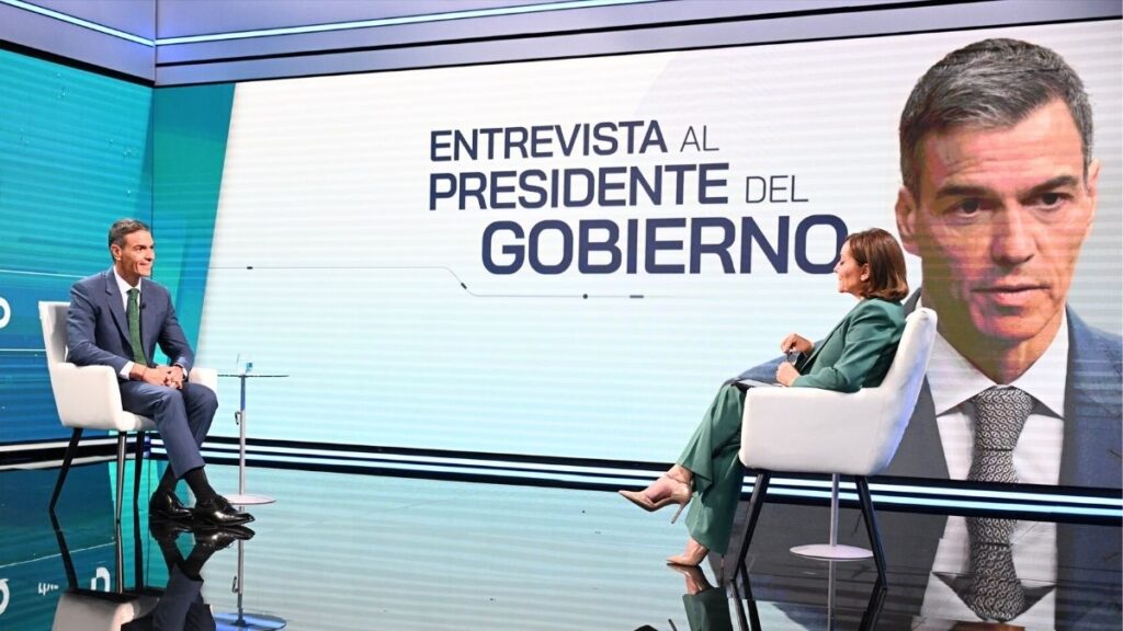 La entrevista a Pedro Sánchez en RTVE registra más de dos millones de ...