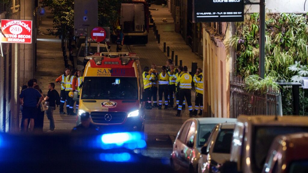 Tragedia en Madrid: cuatro muertos en el derrumbe de un edificio en obras del centro