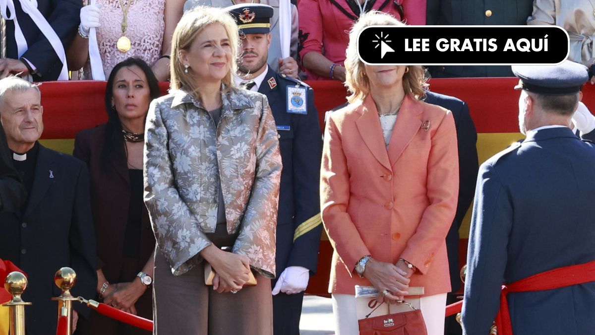 Por qué han reaparecido juntas las infantas en Torrejón: Cristina y Elena se adelantan al 12-O