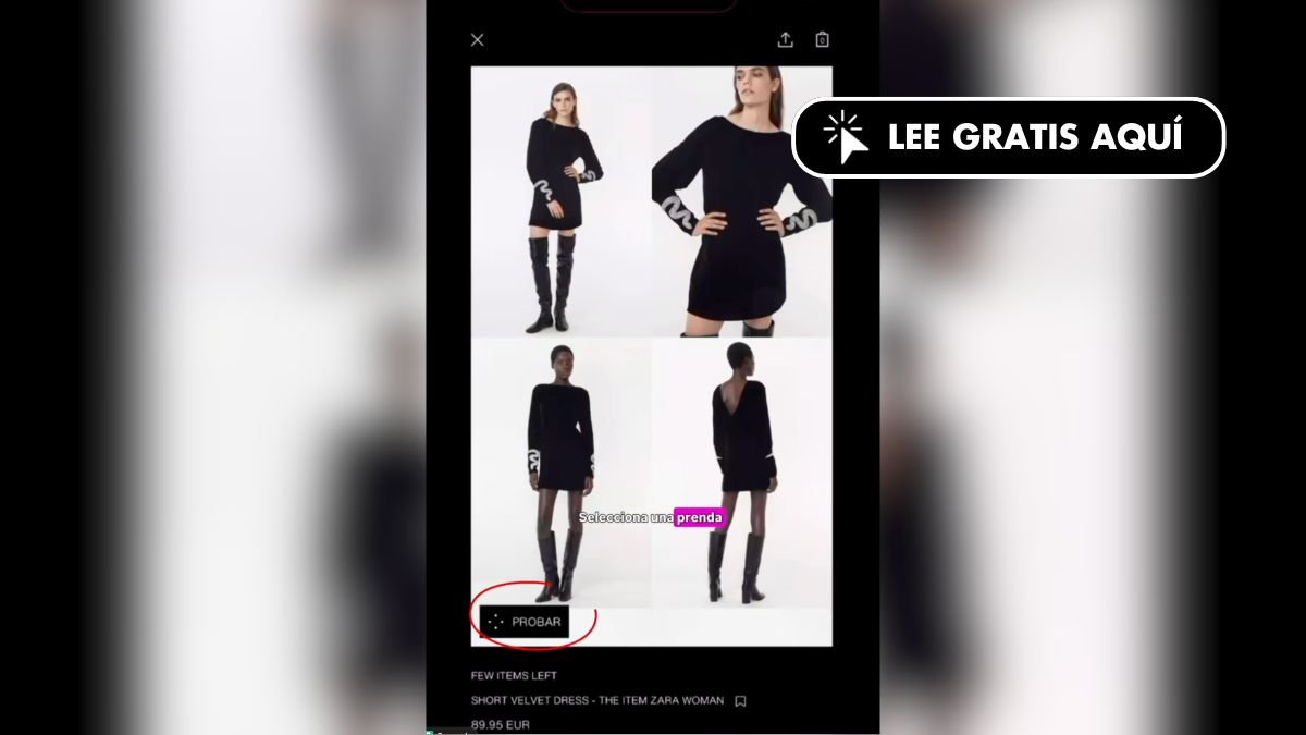 Así funciona la nueva herramienta de Zara para probarse ropa sin pasar ...