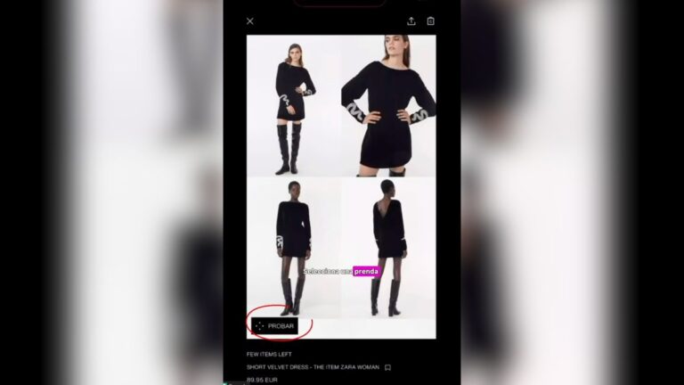 Así funciona la nueva herramienta de Zara para probarse ropa sin pasar ...