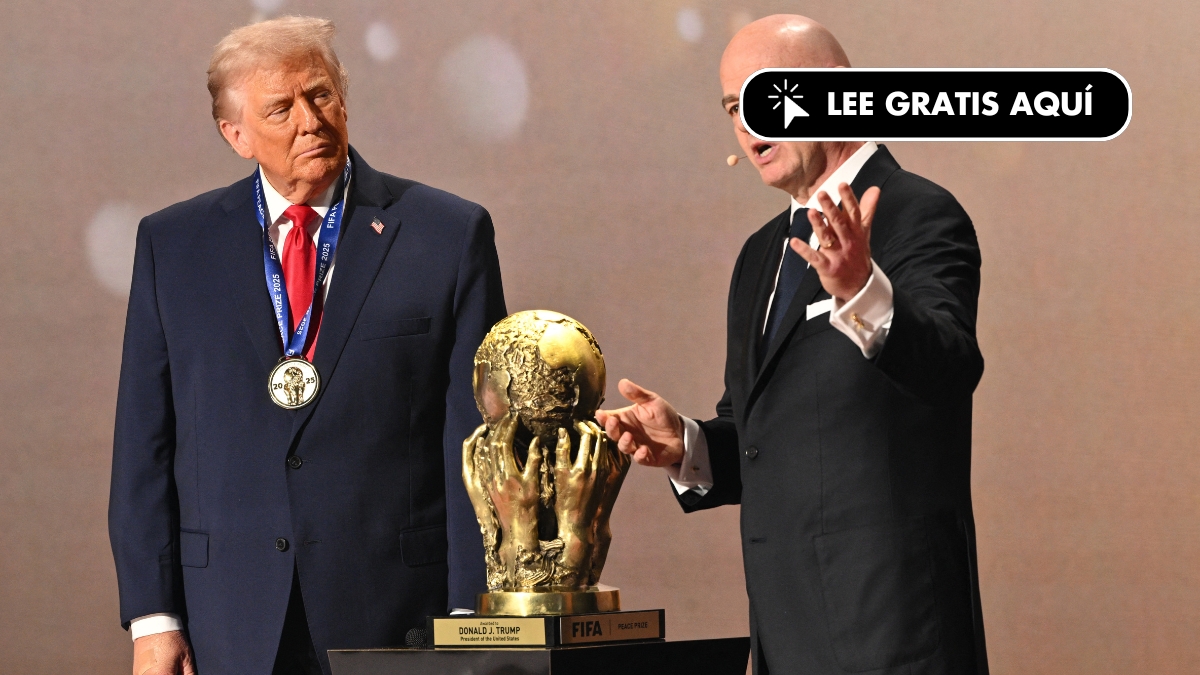 La FIFA condecora a Donald Trump con el premio de la Paz tras su fiasco ...