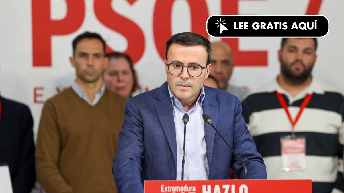 Gallardo dimitirá esta tarde como líder del PSOE extremeño tras el ...