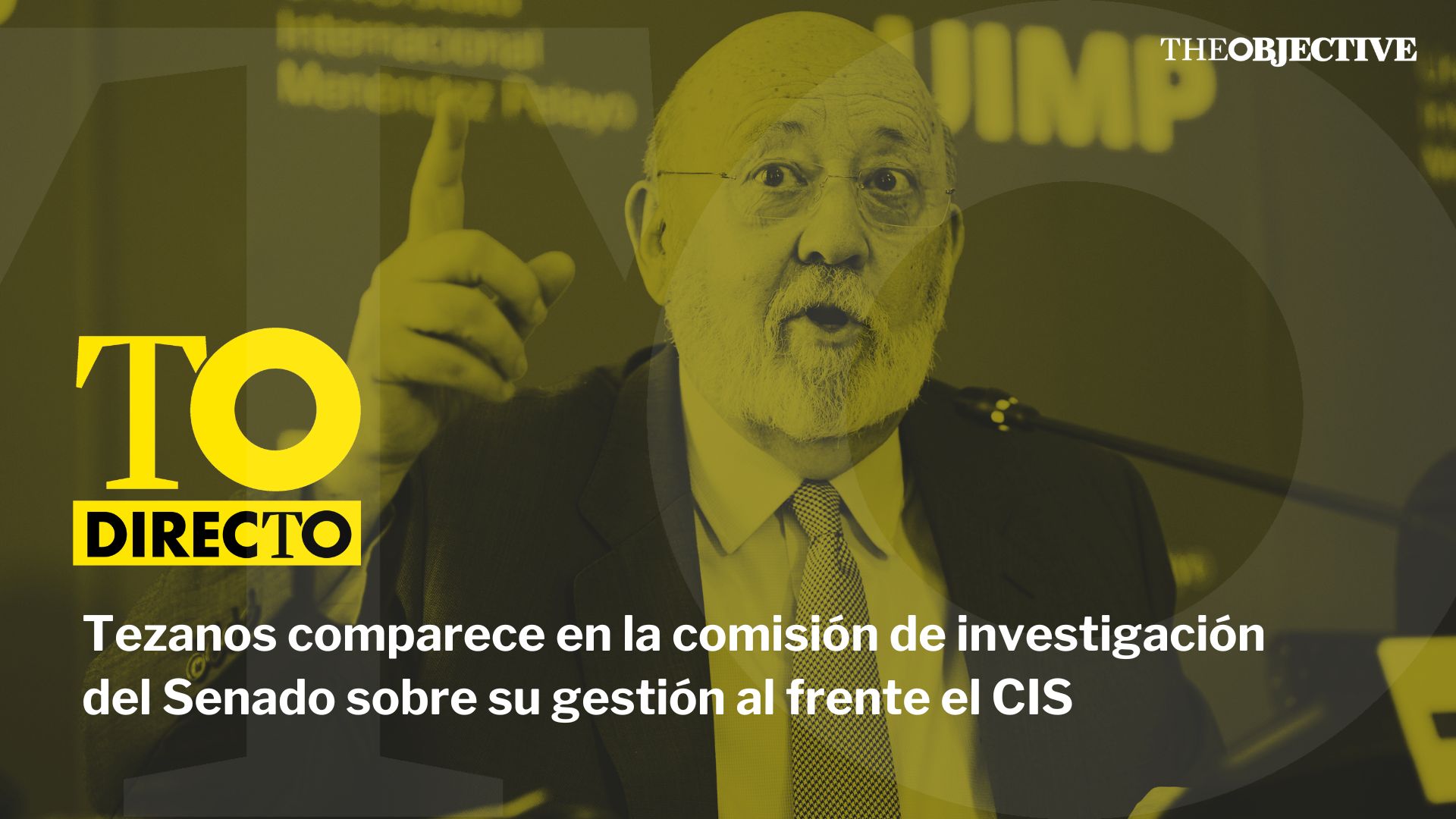DIRECTO | Tezanos comparece en la comisión de investigación del Senado ...