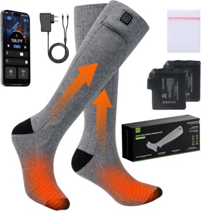 Calcetines calefactables: la solución para mantener los pies calientes ...