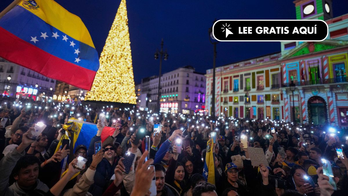Miles de venezolanos celebran en Madrid la caída de Maduro y exigen el ...