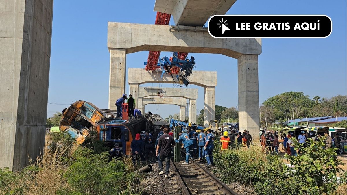 Mueren al menos 22 personas al chocar un tren contra una grúa de ...