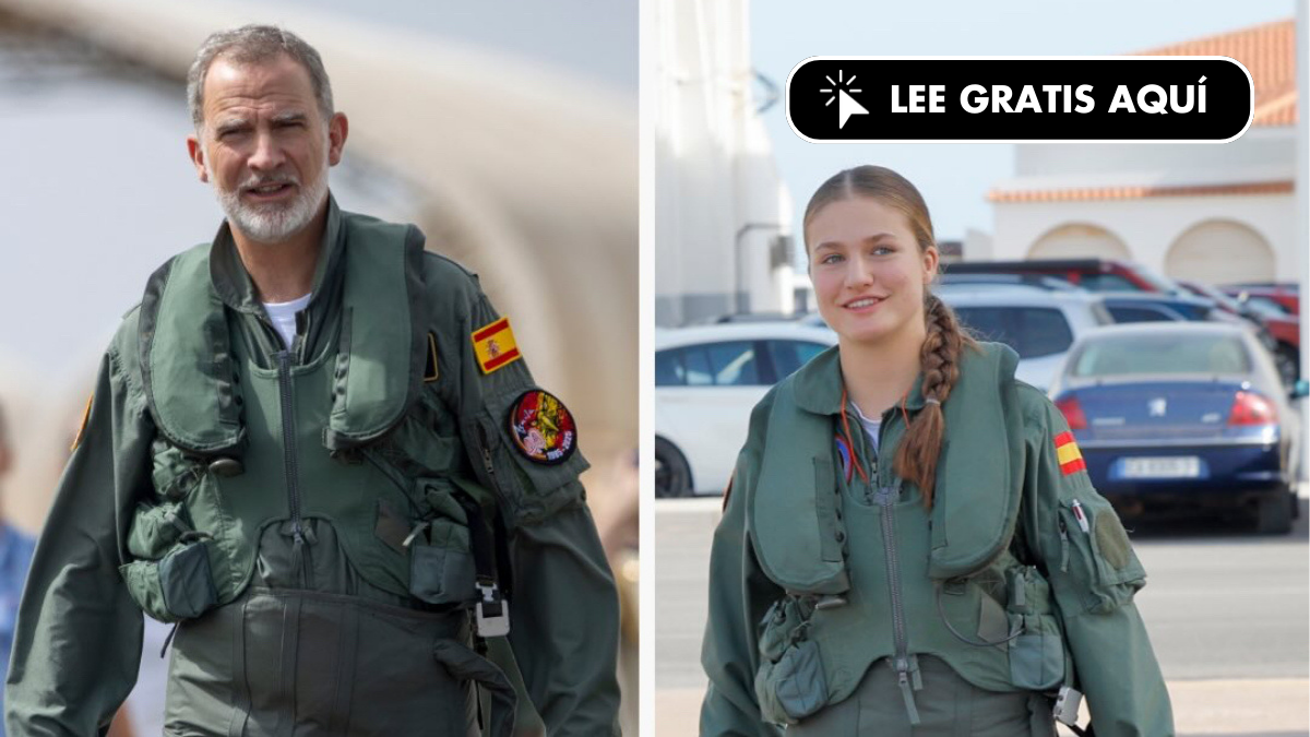 La Casa Real sorprende con las fotos de Felipe y Leonor como 'Top Gun ...