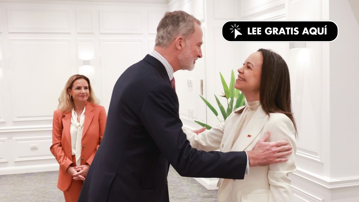 Felipe VI se reúne con María Corina Machado en la toma de posesión de ...