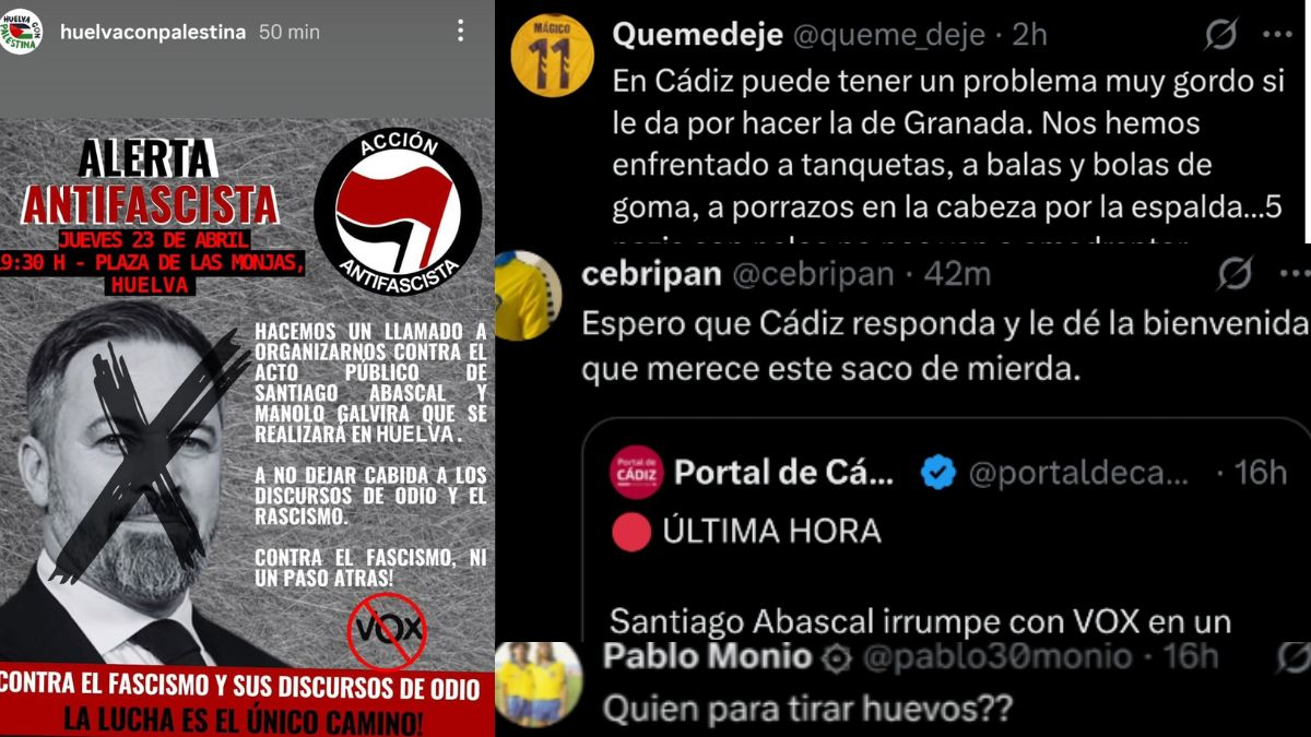 Vox monitoriza 24 horas las redes sociales ante las amenazas de ...