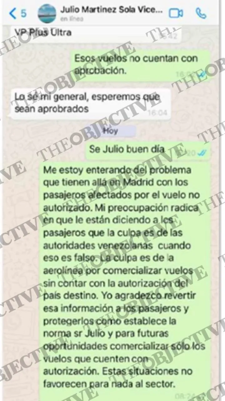 Zapatero logró que Delcy autorizase a Plus Ultra seis vuelos antes del ...