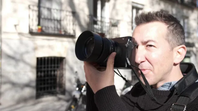 Matías Costa y la Fujikina que aterriza en Madrid