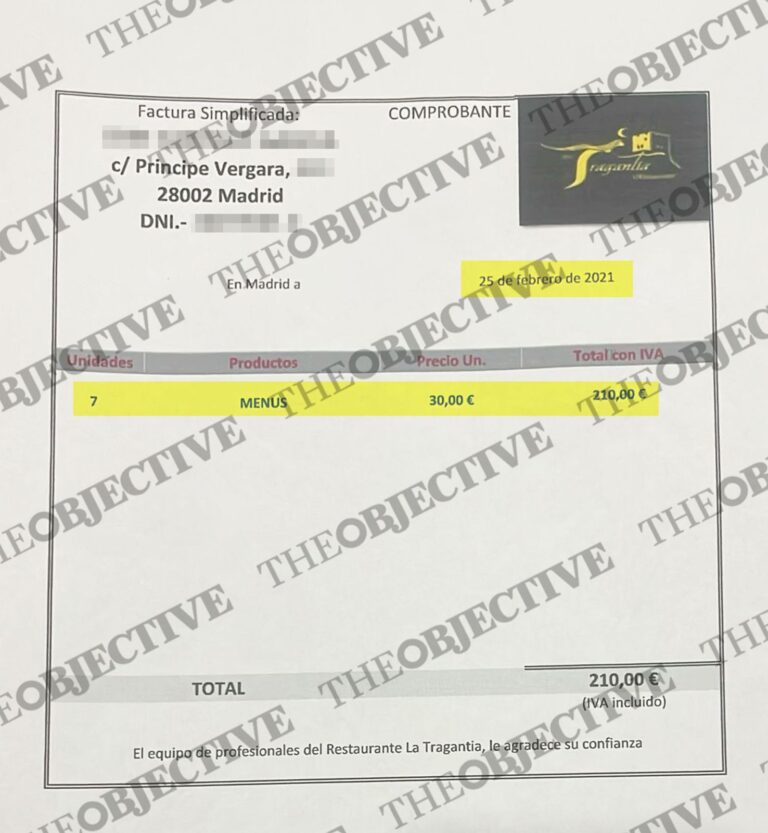 Cifras idénticas y comidas ficticias de hasta 11 personas: así son las ...
