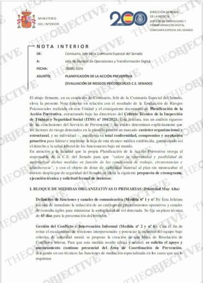 El comisario del Senado acudirá a los tribunales para anular su ...